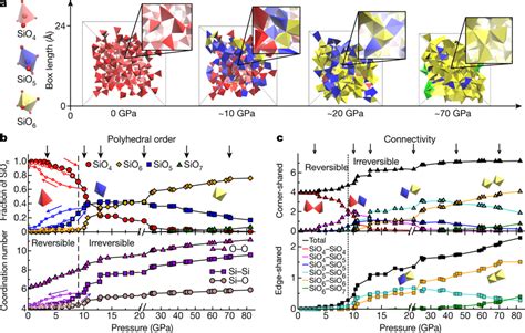 V SiO2 Local Structures And Connectivities A Snapshots Of The Download Scientific Diagram