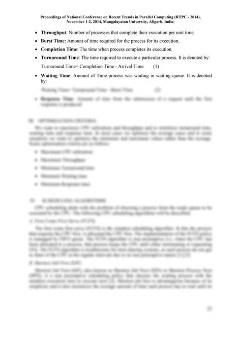 SOLUTION A Comparative Review Of Cpu Scheduling Studypool