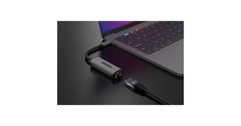 Sitecom Usb C Naar Ethernet Gigabit Adapter Grijs Meter