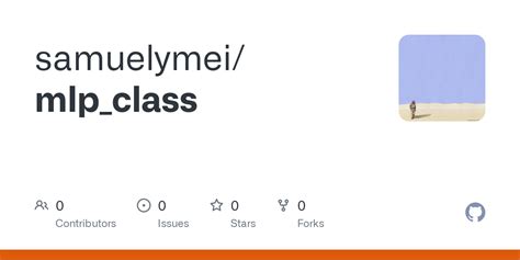 Github Samuelymeimlpclass