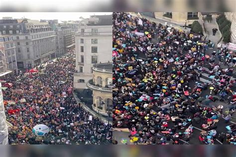 英国民众不满生活成本上涨，纷纷上街游行罢工，人数超过50万！