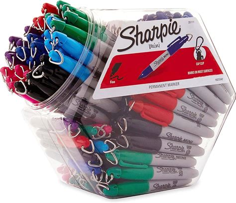 Sharpie Mini Permanent Markers Fine Point Assorted Colors 72 Count Canister Buy Best Price