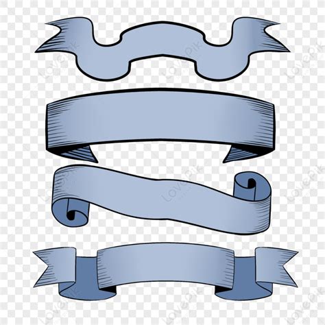 빈티지 일러스트 리본 배너 비즈니스 파란색 실제입니다선전레트로 Png 일러스트 무료 다운로드 Lovepik