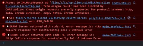 Typescript CORS Policy Block For Get With Relative Path After Building Angular