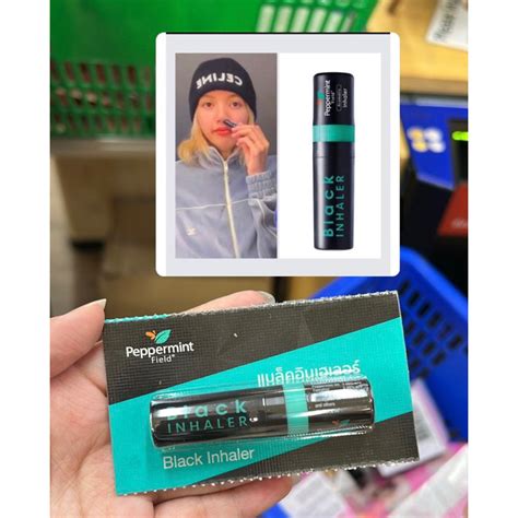 Jual Black Inhaler Peppermint Field Original Thailand Inhaler Lisa Blackpink Inhaler
