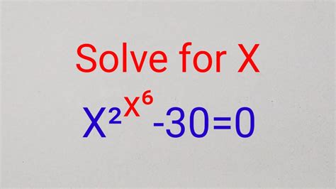 Solving Exponential Equation Youtube