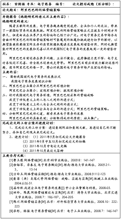 电子商务阿里巴巴的网络营销策略论文1 范文118