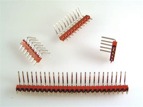 Pcb Sil Pin Header 0 1in R Angled Range From 3 To 25 Way 5 Pieces Eb0009 Rich Electronics