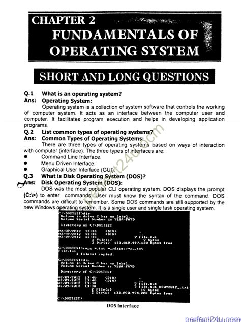 SOLUTION Chapter Notes Fundamentals Of Operating System Studypool