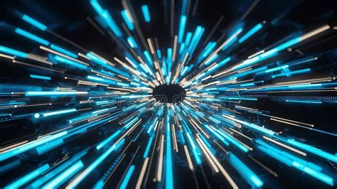 Abstract Glowing Wave Lines Background Dynamic Wave Pattern Modern