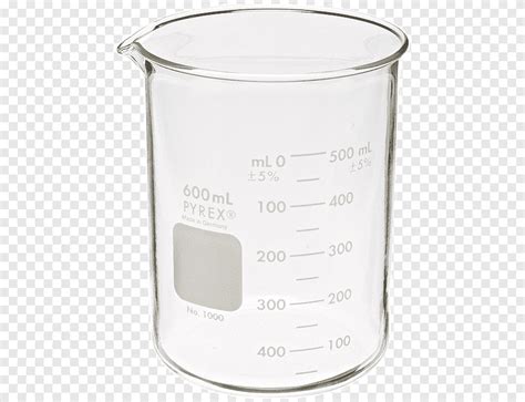무료 다운로드 비커 파이렉스 붕규산 유리 밀리리터 삼각 플라스크 유리 유리 실험실 Png Pngegg