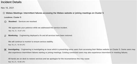 Webex Server Error Cisco Community