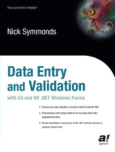 Data Entry And Validation With C And Vb Net Windows Forms 1st Edition