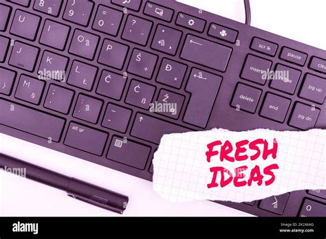 Text Caption Presenting Fresh Ideas Business Idea Thought Or