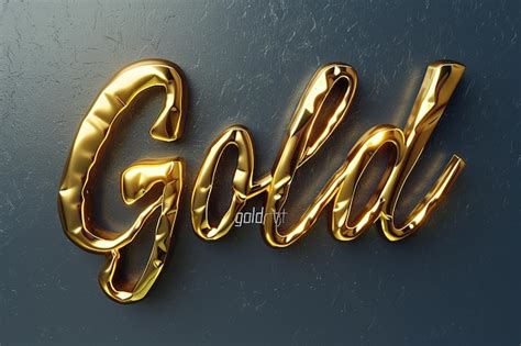 Gold Text Effect Editable Elegant And Rich Text Style Premium Ai