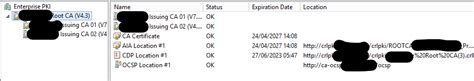 Pkiview Show Old Aia And Cdp Location On Root Microsoft Qanda