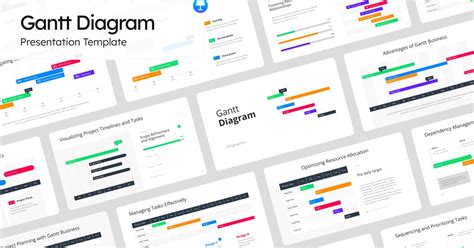 Gantt Chart Diagram Incl Gantt And Metric Envato