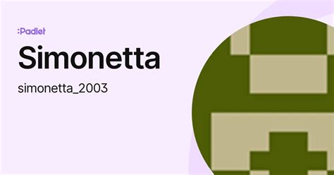 Simonetta Simonetta2003 Profile Padlet