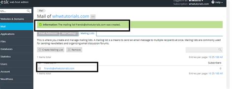 Plesk Email Tutorial Web Hosting World