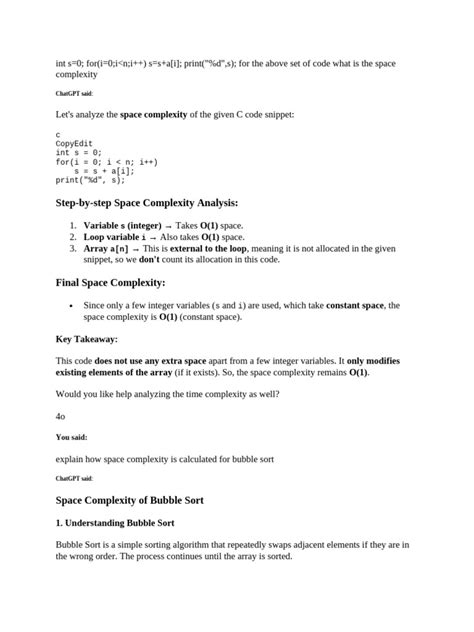 Time And Space Complexity Pdf Time Complexity Computing