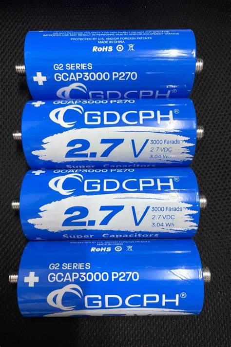 Super Capacitors 2 7V3000F GDCPH Ultracapacitor Charger Capacitor SuperCapacitor GDCPH