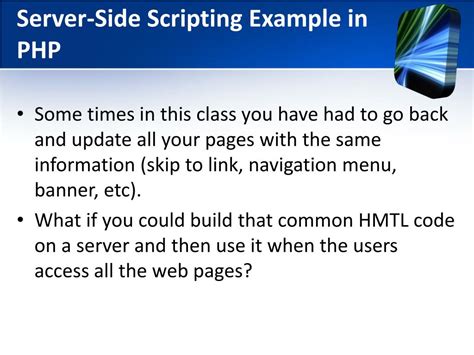 Ppt Scripting Client Side Vs Server Side Scripting Powerpoint