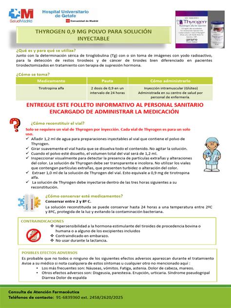Thyrogen Pdf El Embarazo Efecto Adverso