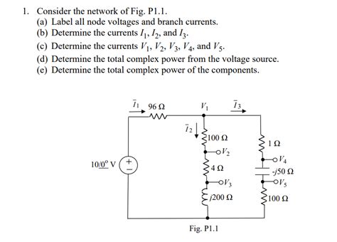 Solved Consider The Network Of Fig P1 1 A ﻿label All Node