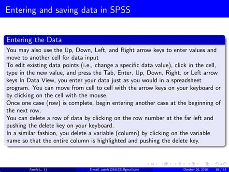 Spss Presentationpdf Operating Systems Computer Software And Applications
