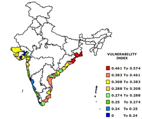 Vulnerability Index For Indian Coastal Districts Download Scientific Diagram