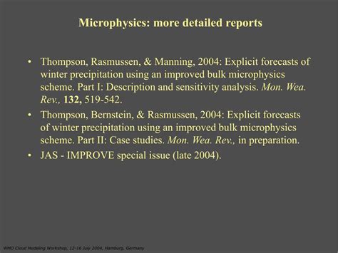Ppt Explicit Forecasts Of Winter Precipitation Using An Improved Bulk Microphysics Scheme