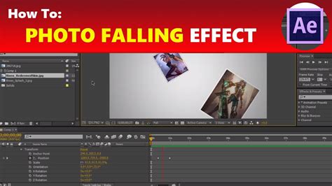 How To Create A 3d Photo Falling Effect In Adobe After Effects Youtube