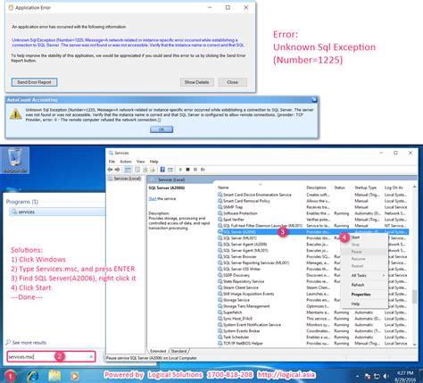 Autocount Johor Cannot Launch Autocount Error Unknown Sql Exception Message Unknown Sql