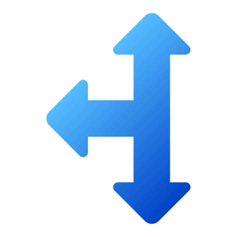 Three Way Generic Gradient Fill Icon