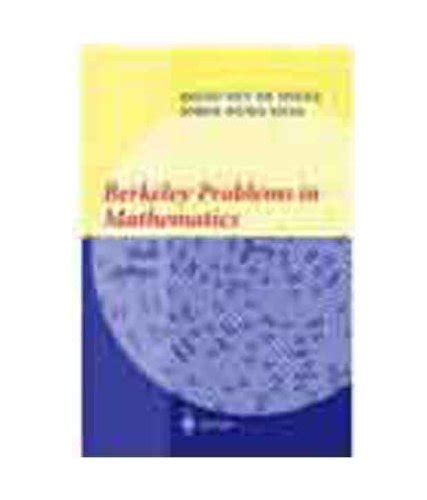 Berkeley Problems In Mathematics Book Land Du