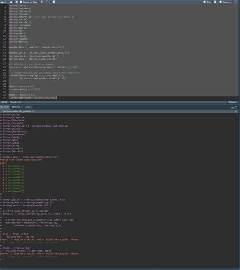 Error X Must Be A Vector Not A Rsplit Vfold Split Object Machine Learning And Modeling