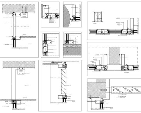 Glass Wall Systems Drawing Download Nowcadbull
