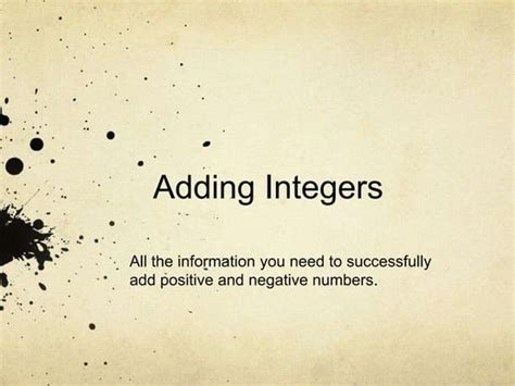 Integer Lesson Plan Docx