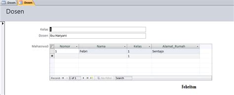 Cara Membuat Subform Pada Microsoft Access Febritsm