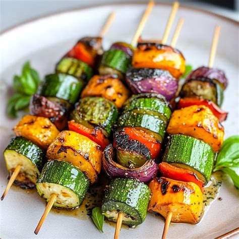 Grilled Vegetable Skewers