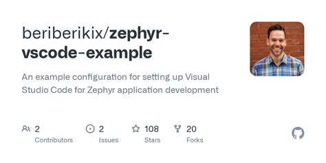 Github Beriberikix Zephyr Vscode Example An Example Configuration For Setting Up Visual