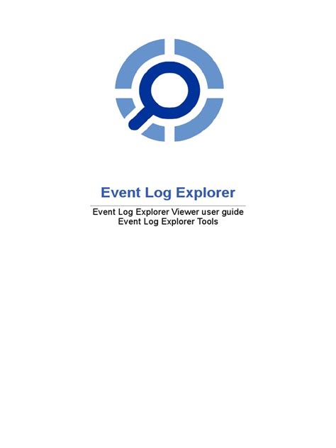Elex Event Log Explorer Guide Pdf Computer File Databases