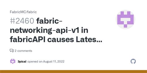fabric networking api v1 in fabricapi causes latest fabric version to
