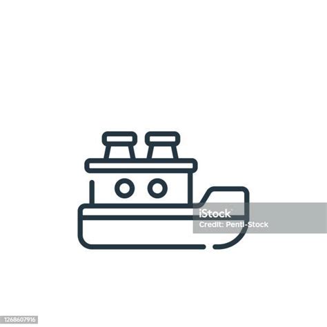 흰색 배경에 격리된 벡터 아이콘을 발송합니다 개요 웹 사이트 디자인 및 모바일 응용 프로그램 개발을위한 얇은 라인 선박 아이콘 얇은 선 선 선 윤곽선 아이콘 벡터