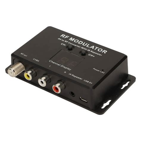 Rf Modulator With Ir Extender Av To Rf Converter Av Receiver For Top