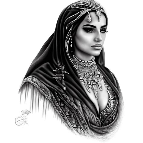 Arabian Princess Graphic Creative Fabrica