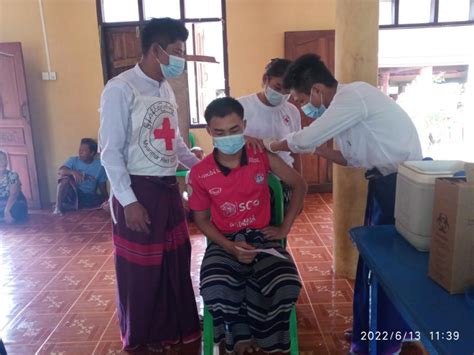 လှိုင်းဘွဲမြို့နယ် ကွမ်တာကျေးရွာတွင် ကိုဗစ် ၁၉ ရောဂါ ကာကွယ်ဆေး ကွင်းဆင