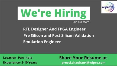 Preeti Chauhan On Linkedin Wipro