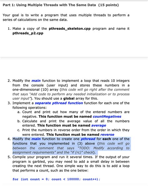 solved part 1 using multiple threads with the same data 15