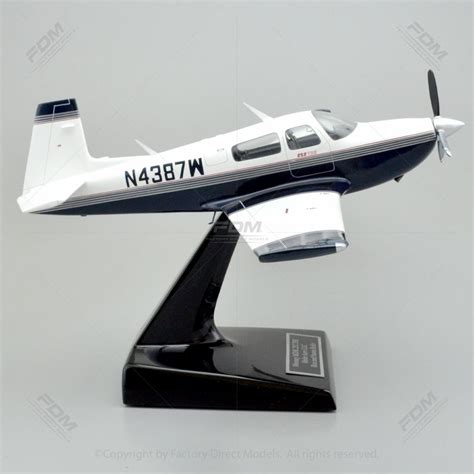 Mooney M20k Model Airplane With A Detailed Interior Factory Direct Models